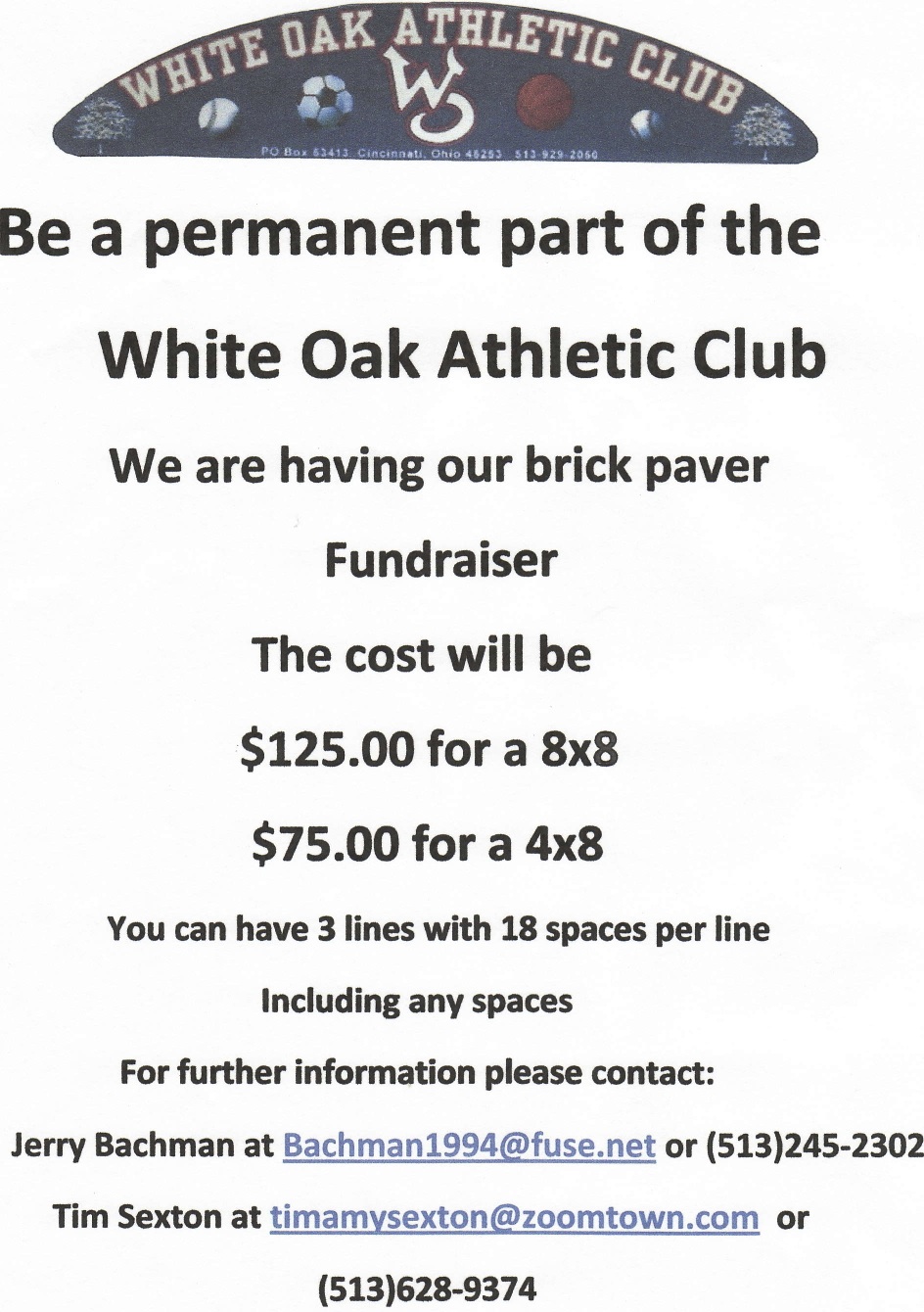 WOAC Brick Pavers